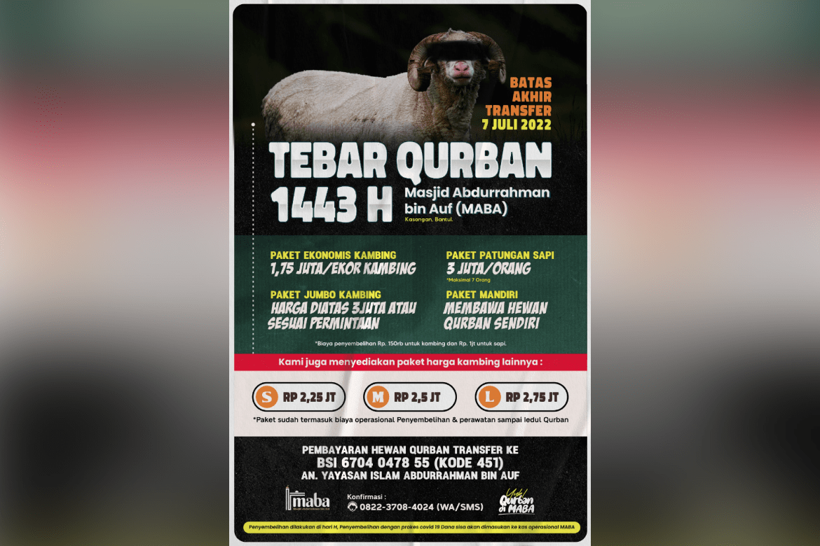Program Qurban 1443 H - Yayasan Islam Abdurrahman Bin Auf